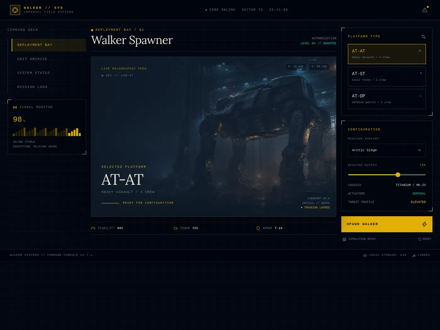Star Wars Walker Spawner