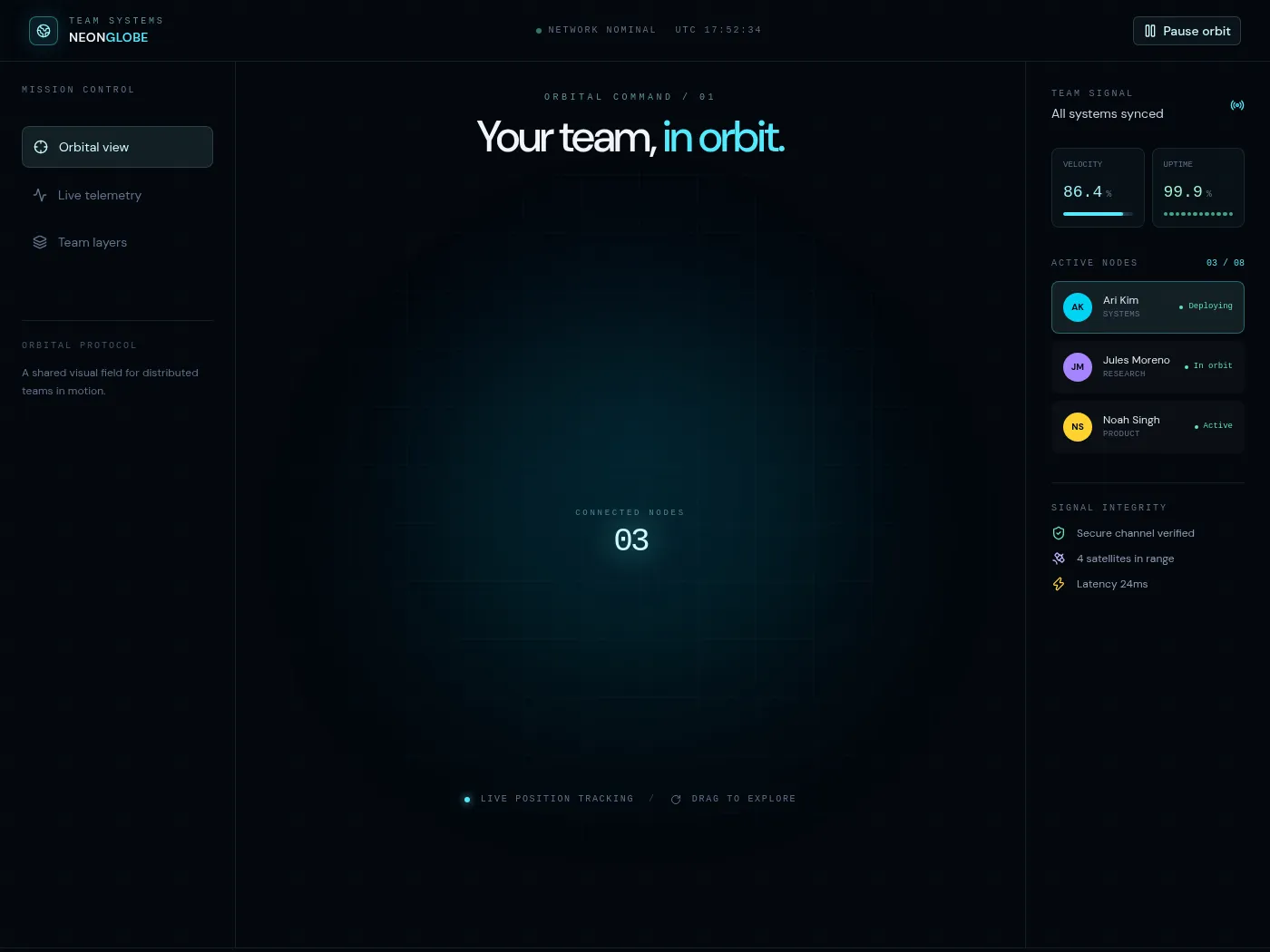 NeonGlobe Visualizer