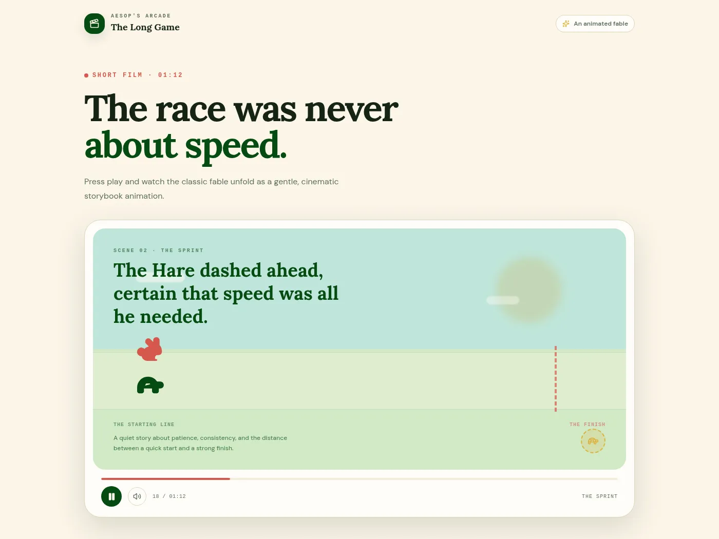 Tortoise vs Hare Race
