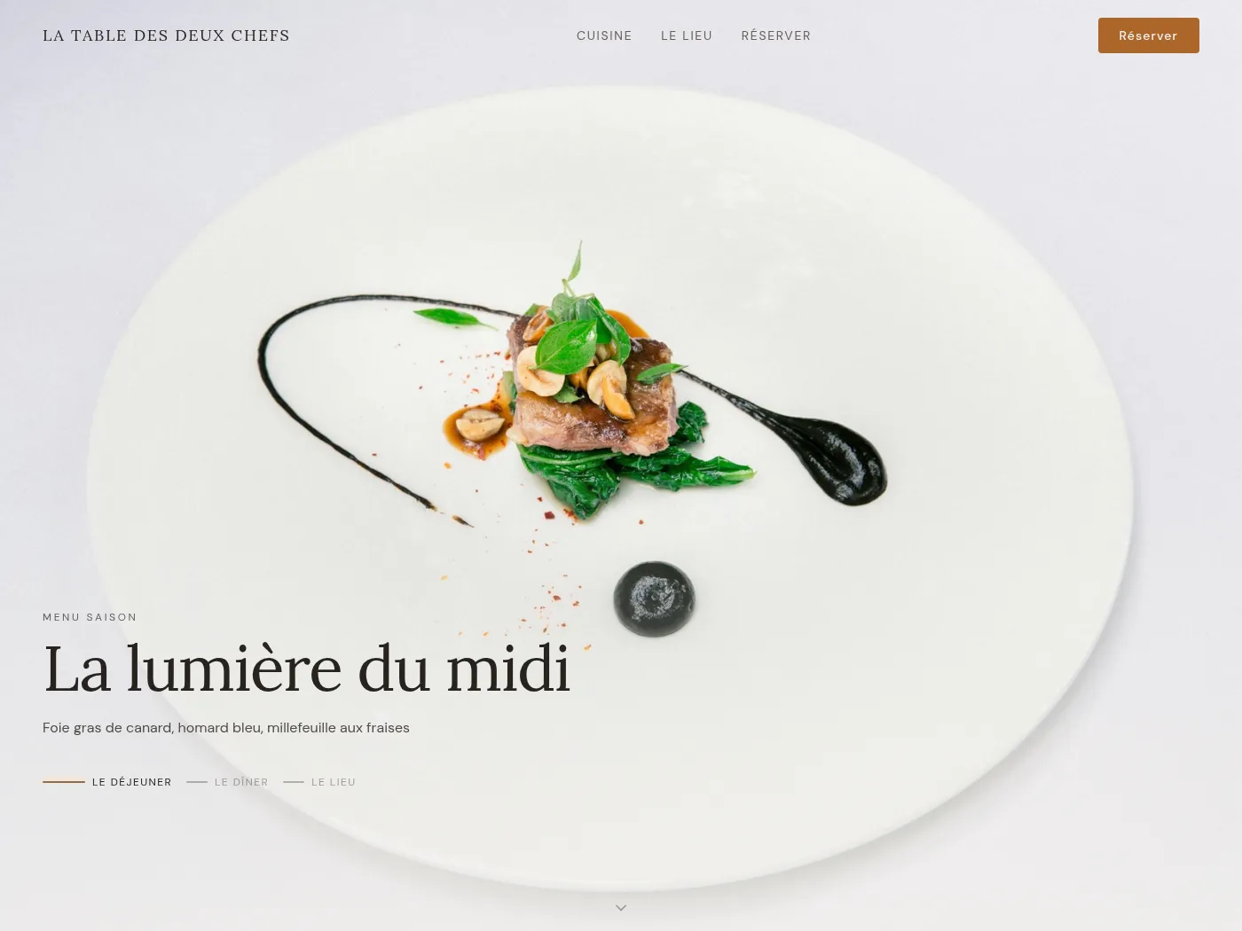 La Table Luxe Web