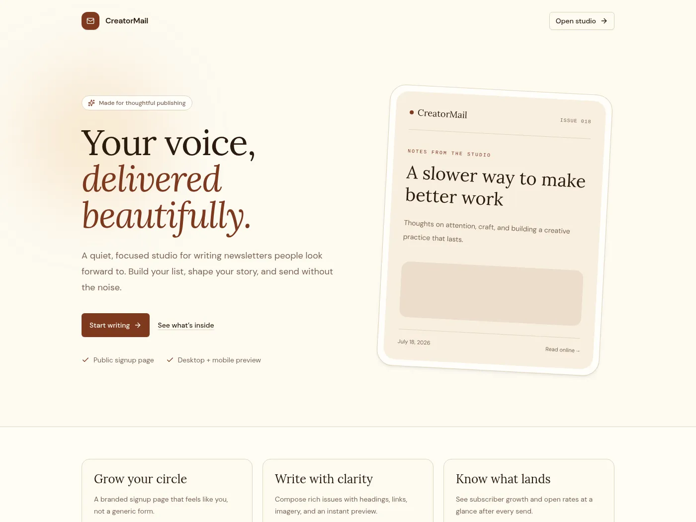 CreatorMail Suite