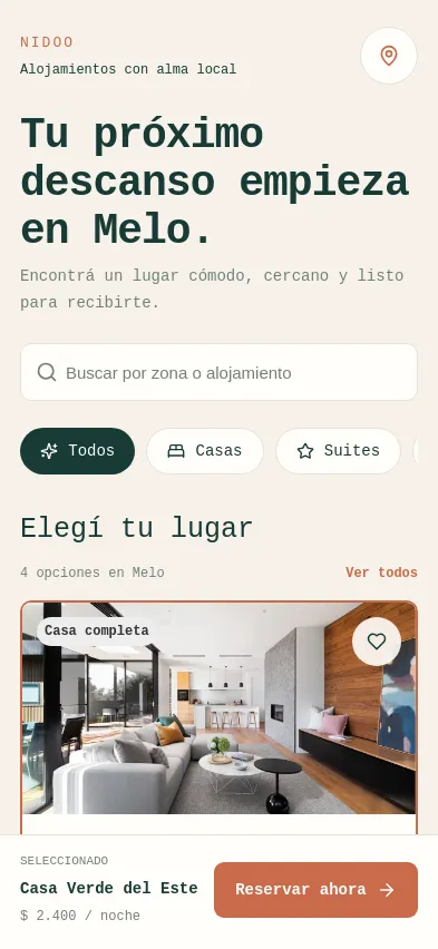 NIDOO Lodging App