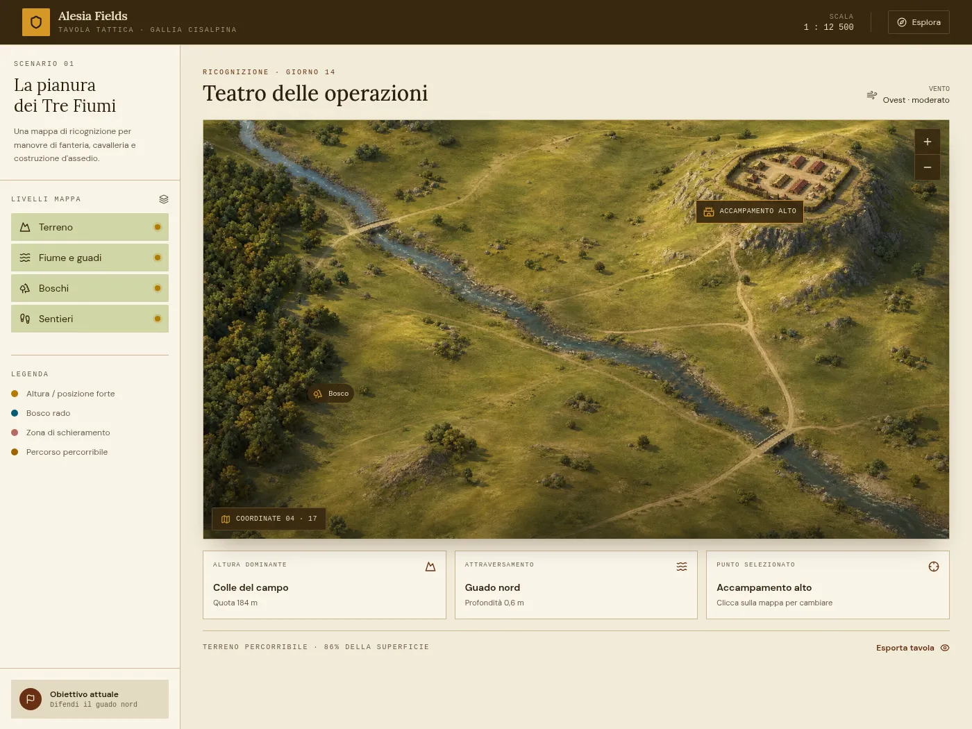 Roman Hills Battle Map