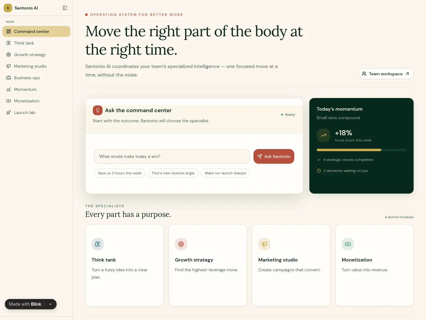Santonio AI Assistant