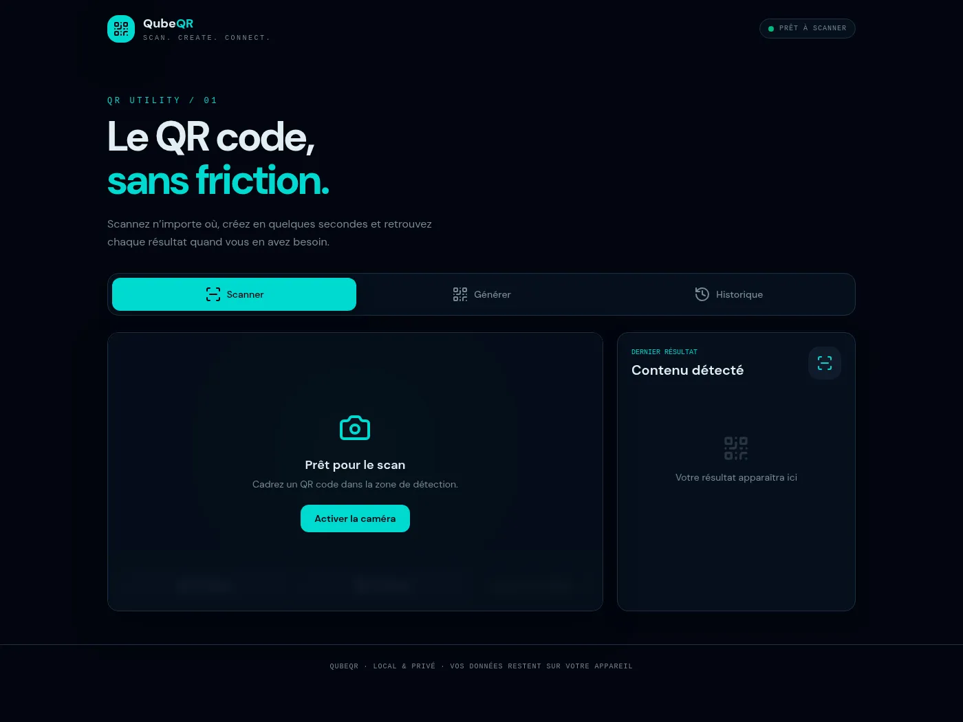 QubeQR Web App