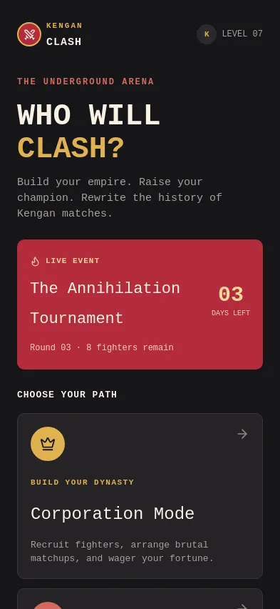 Kengan Clash Mobile
