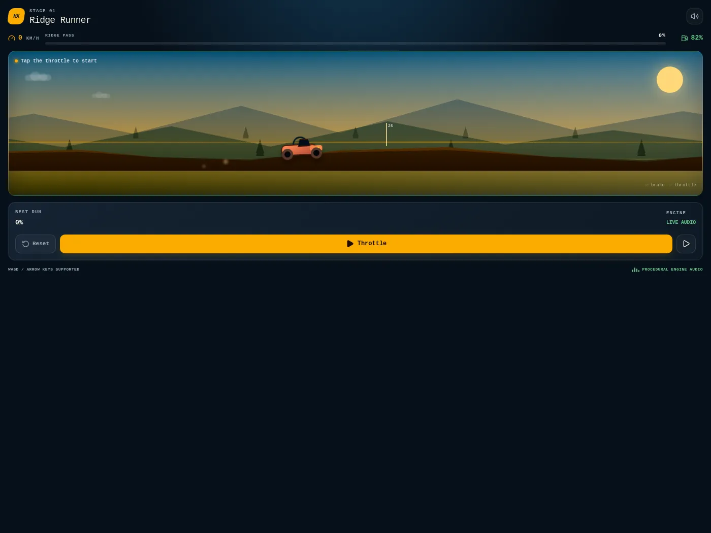3D Hill Racer X