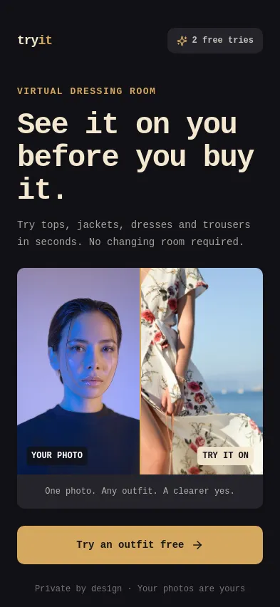TryIt Virtual Dressing Room