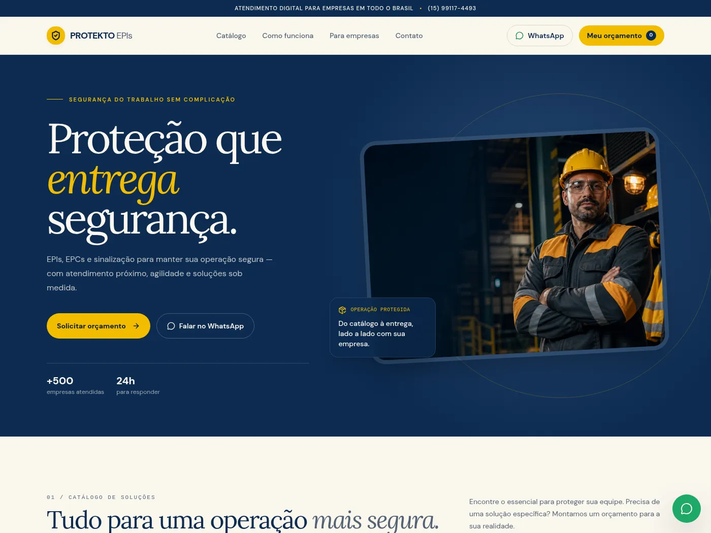 Protekto EPIs Central