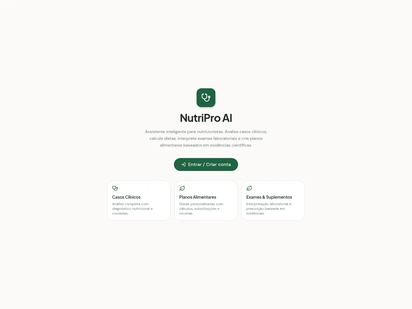 NutriPro AI Assistant
