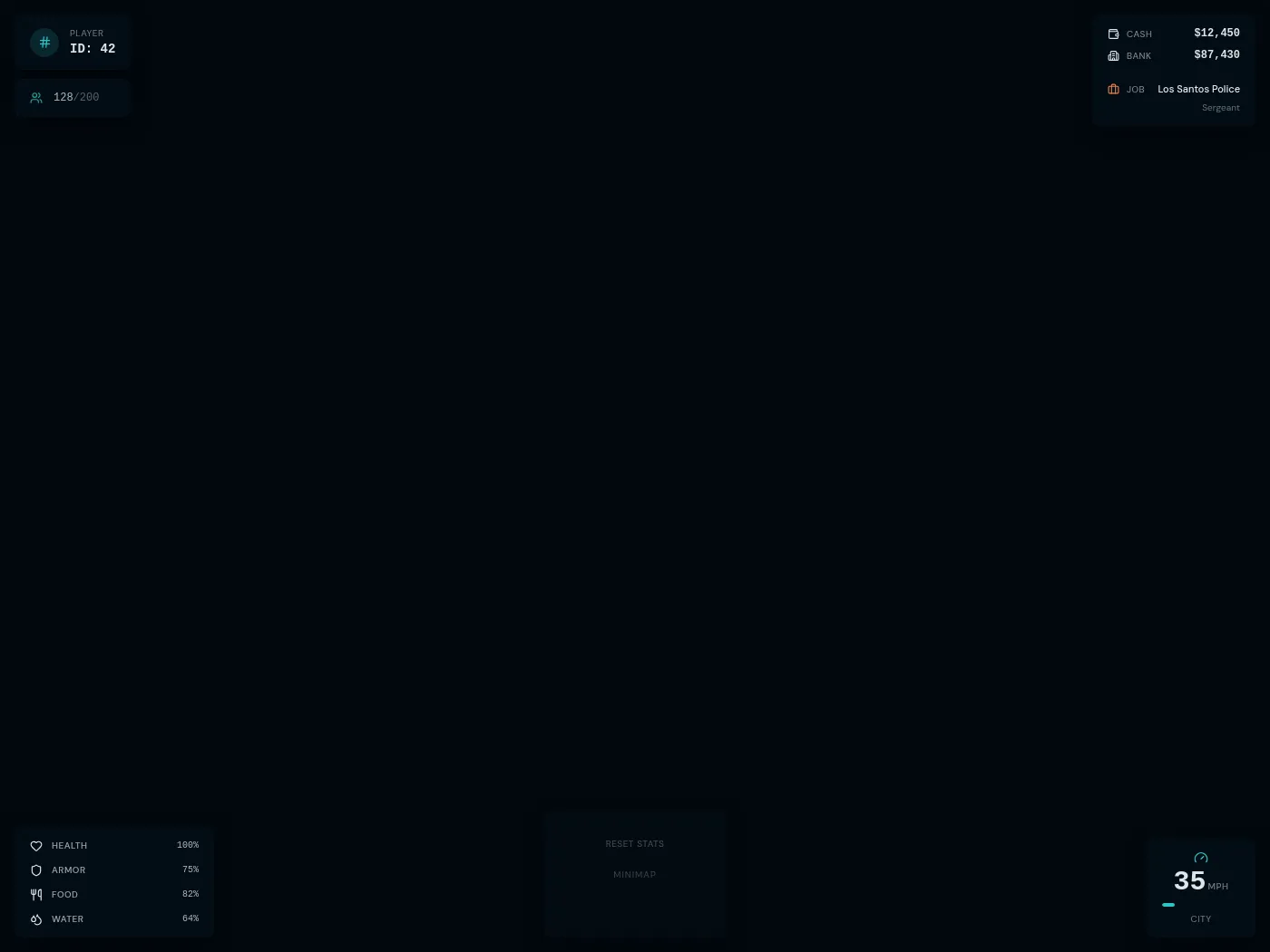 Modern FiveM HUD