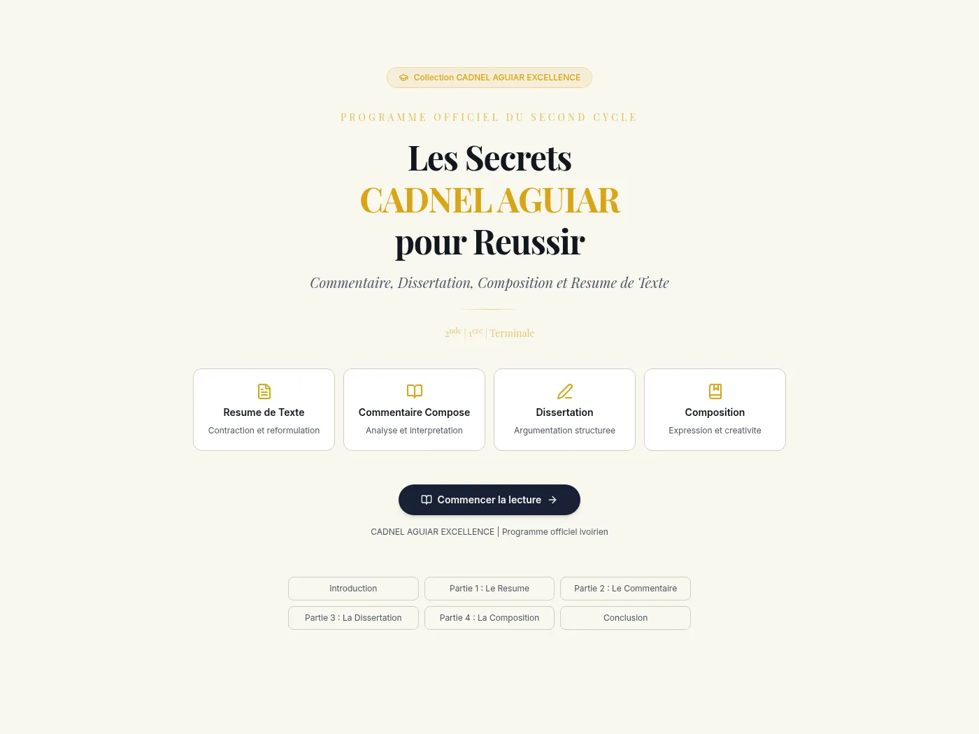 Secrets du BAC Français