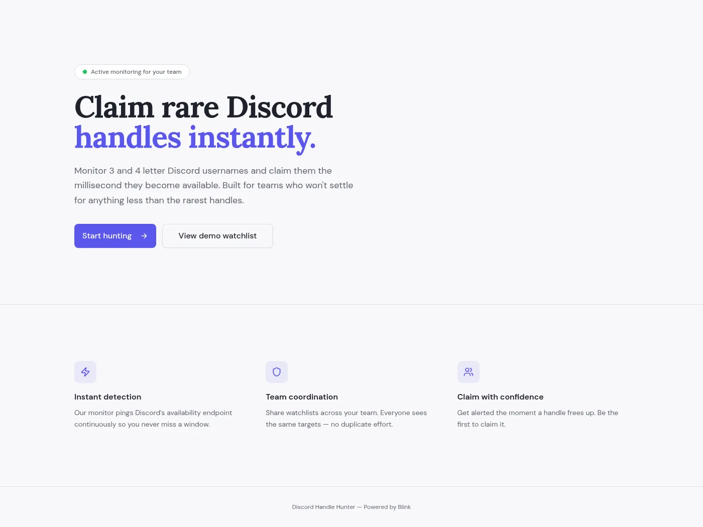 Discord Handle Hunter