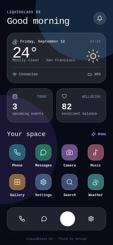 LiquidGlass OS