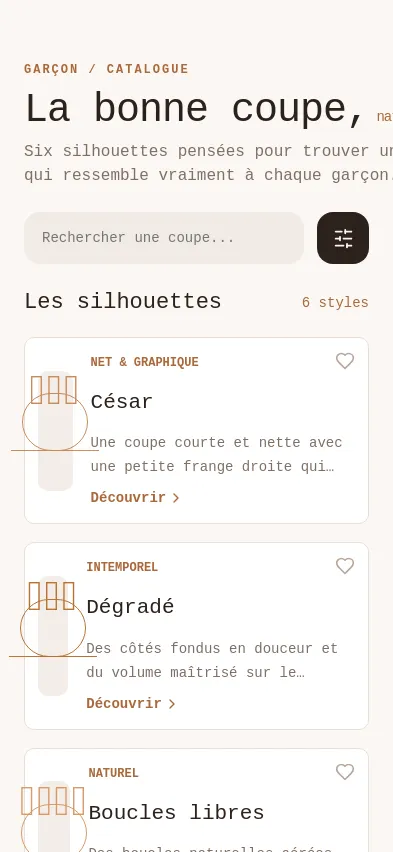 Garçon Hairstyle Catalog