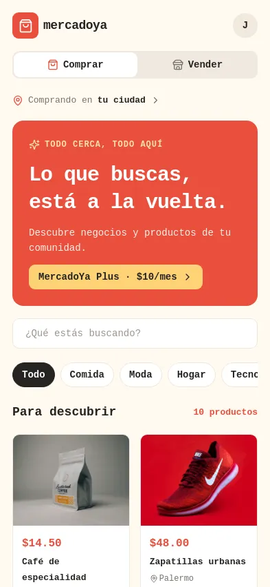 MercadoYa Mobile