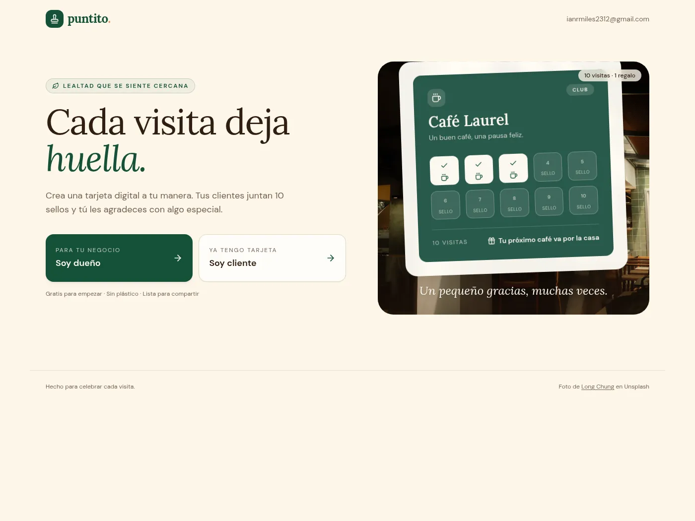 Loyalty Card Web App