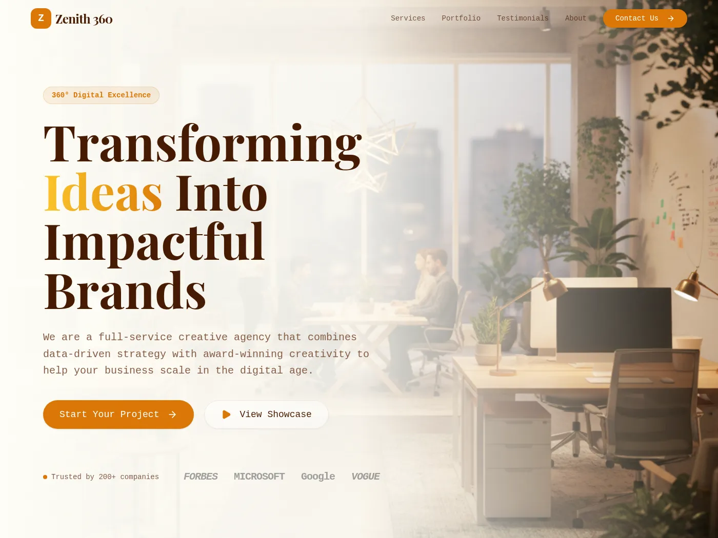 360 Marketing Agency Site