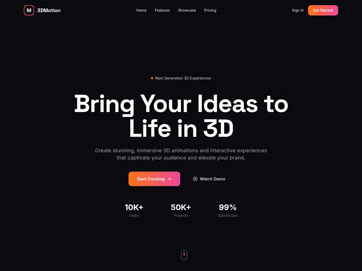 3D Motion Web