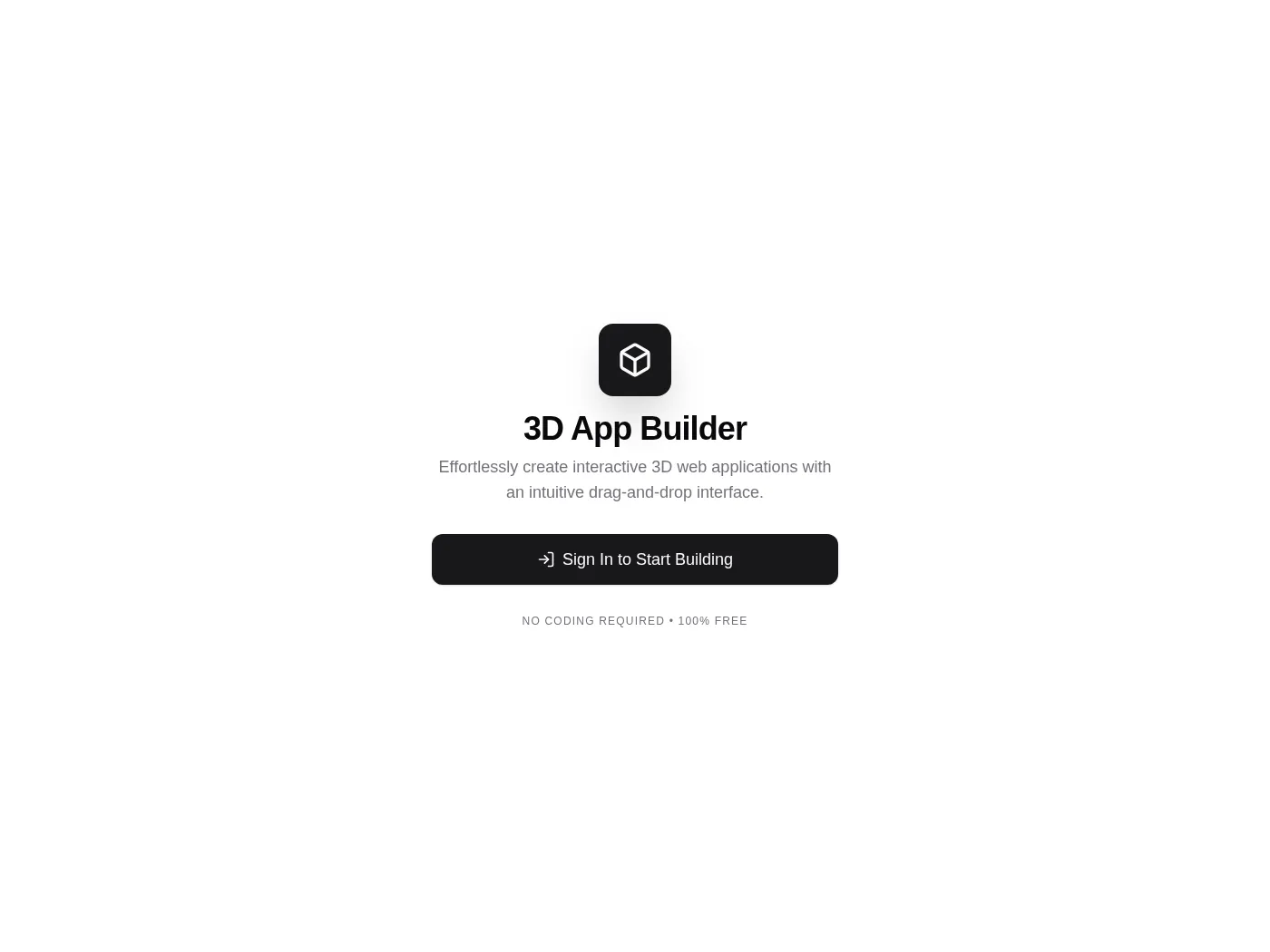 3D App Builder