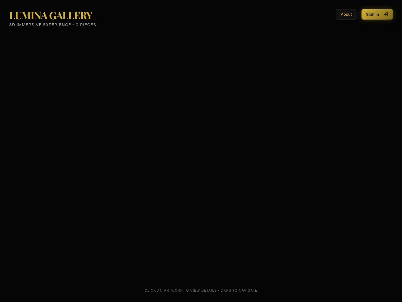 3D Art Gallery Web