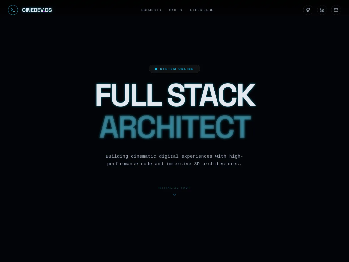 CineDev 3D Portfolio