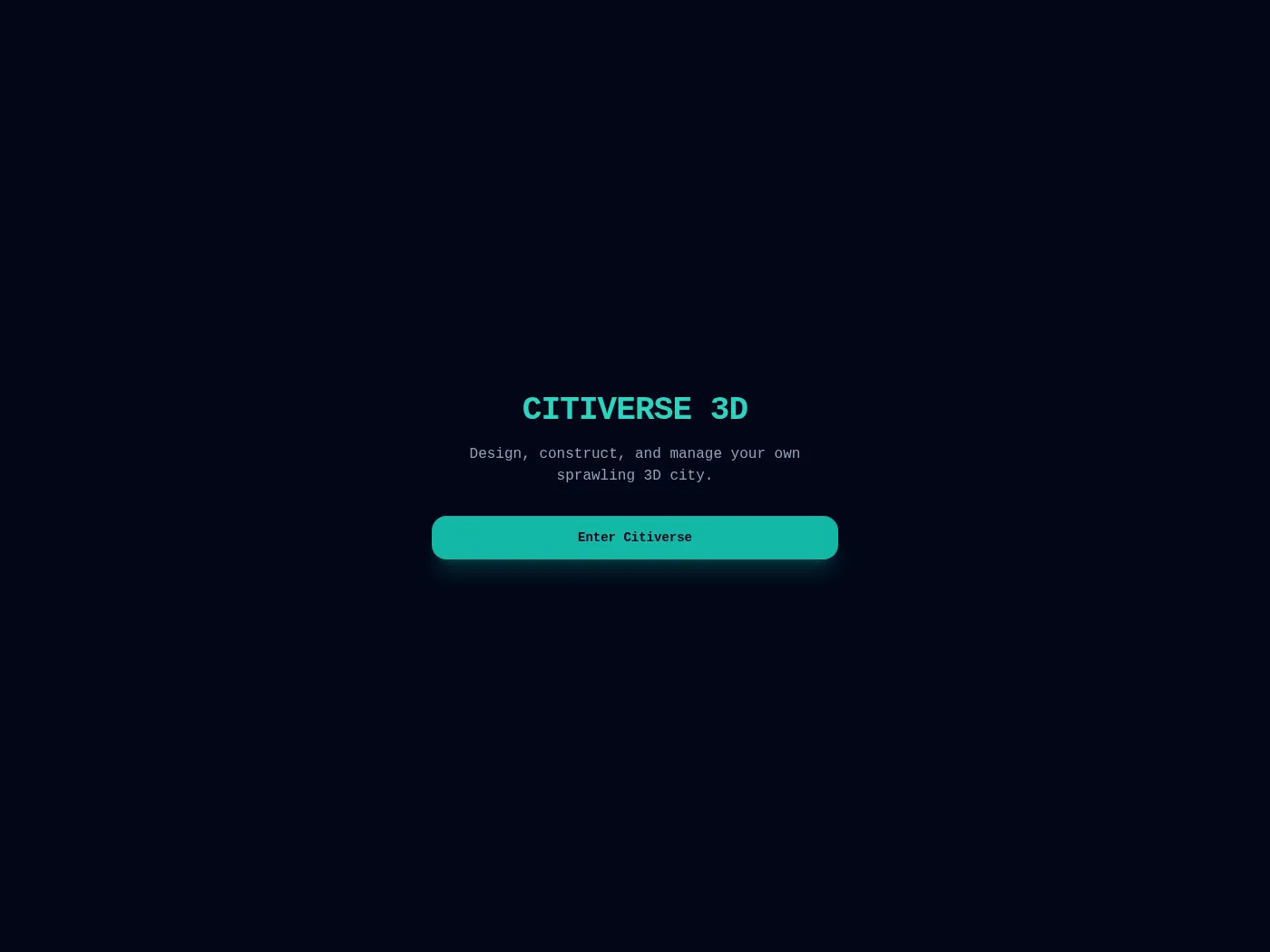 Citiverse 3D Builder