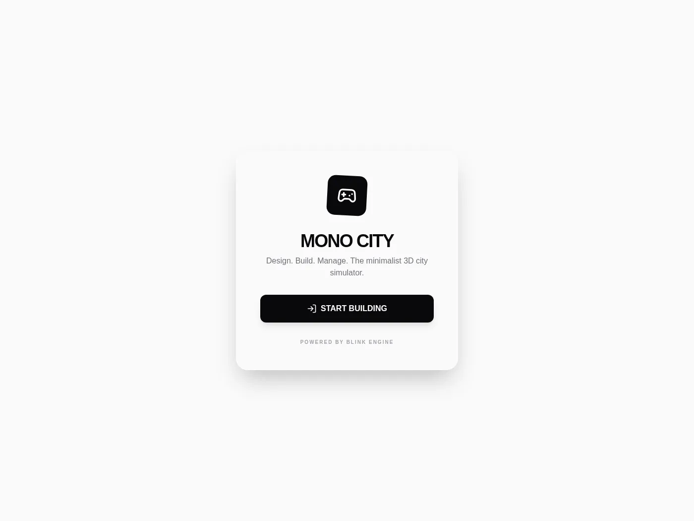 3D City Builder Game