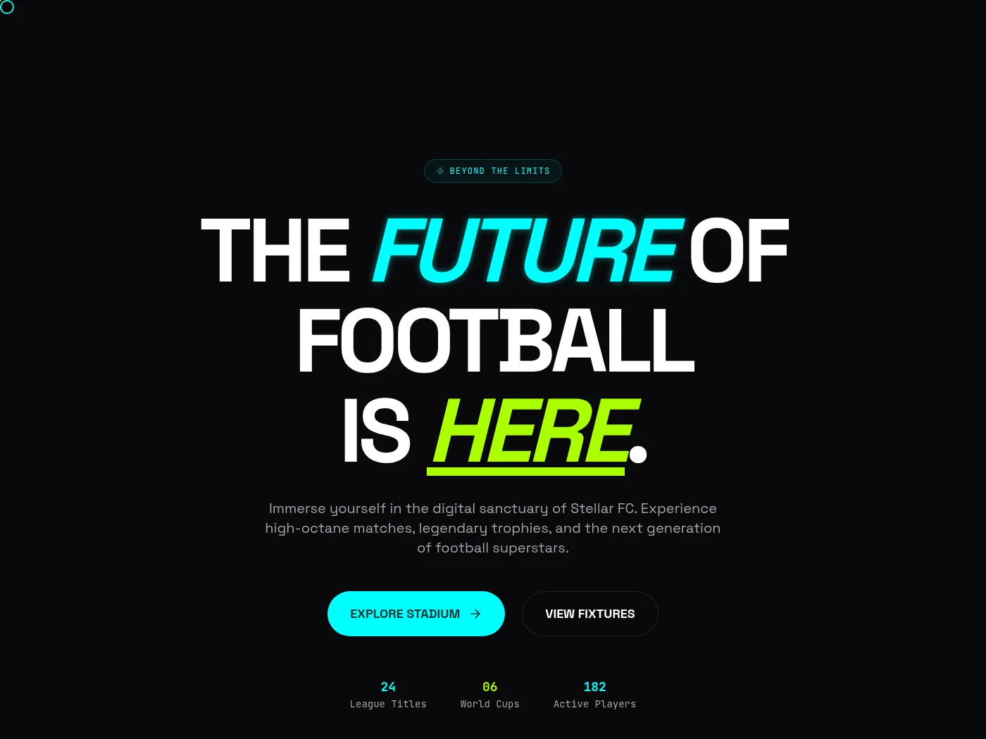 Neon Stadium Showcase