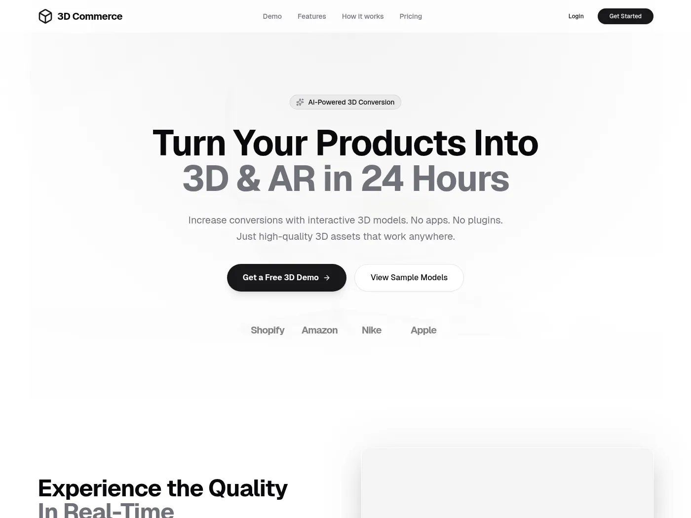 3D Commerce Engine
