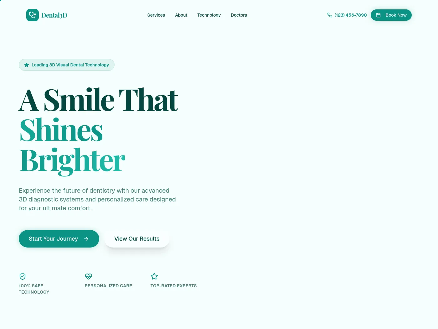 3D Dental Clinic Site