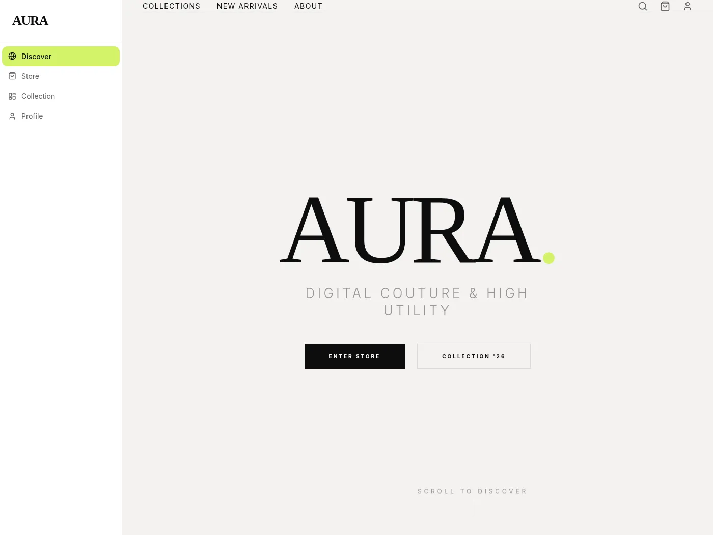 3D Fashion Storefront