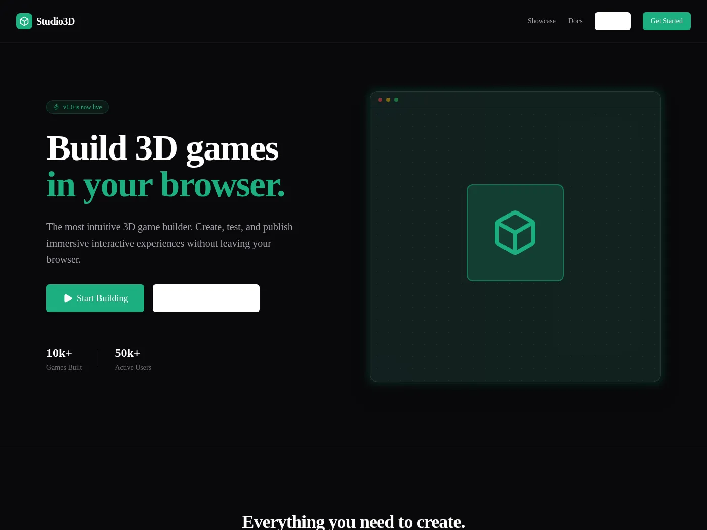 3D Game Creator
