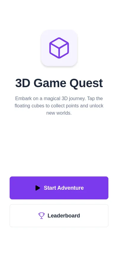 3D Game Quest