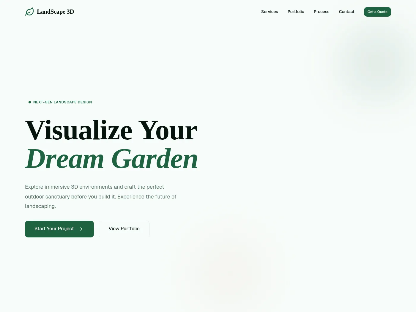 LandScape 3D Web