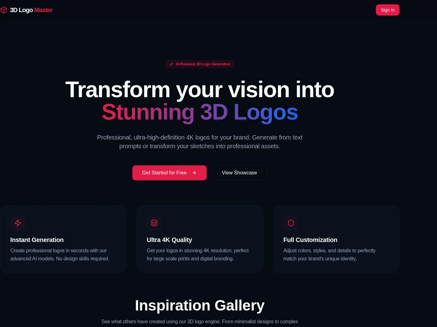 3D Logo Creator
