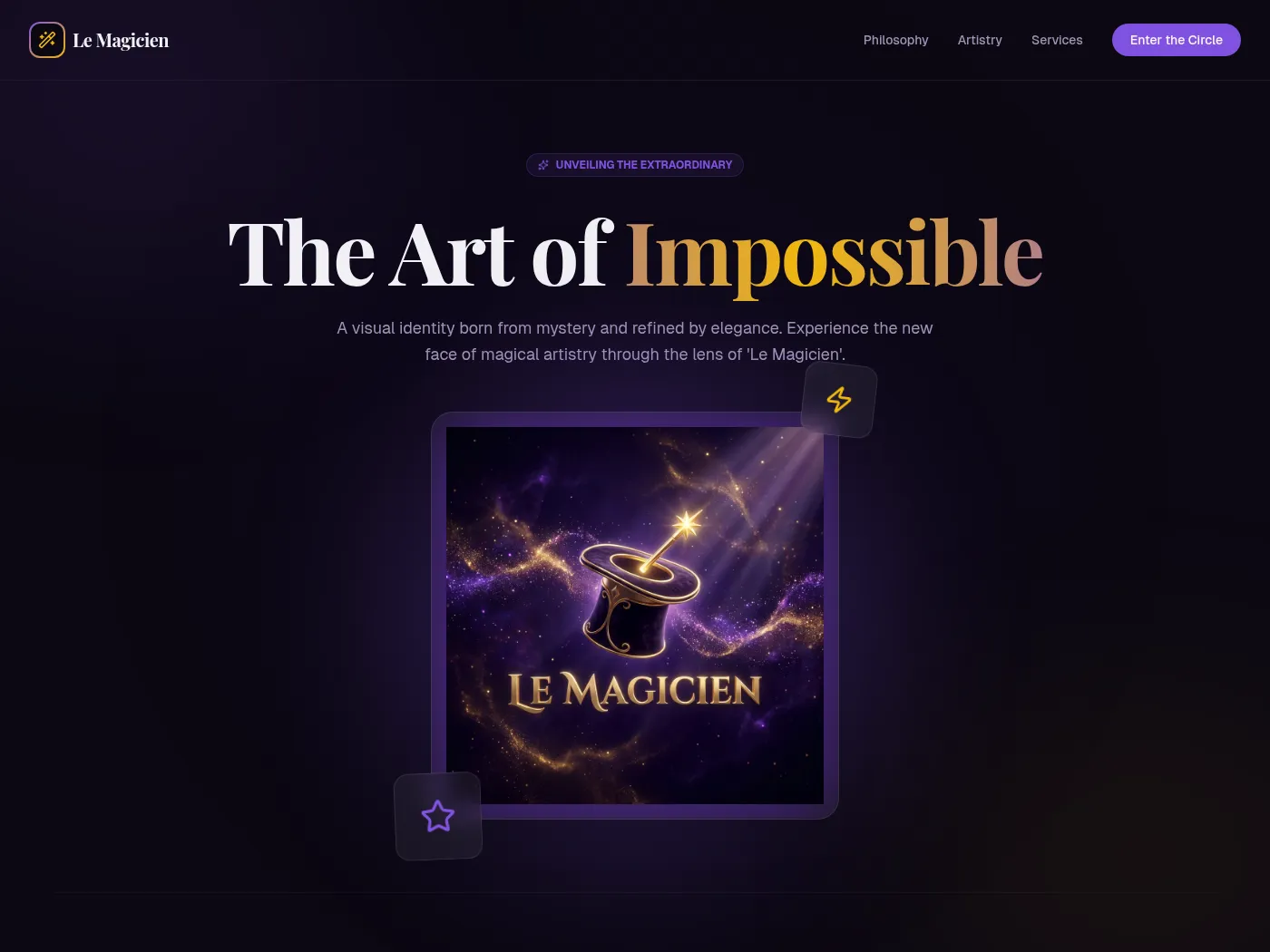 3D Magician Logo