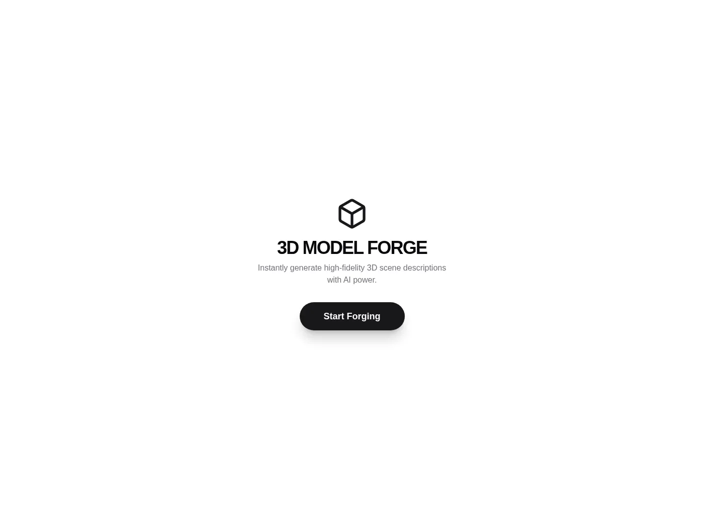 3D Model Forge