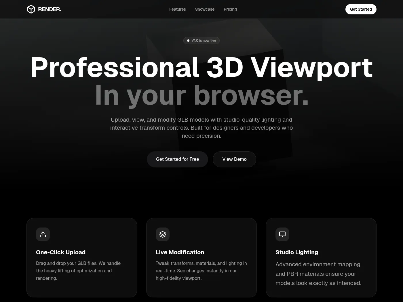 3D Model Viewer Site