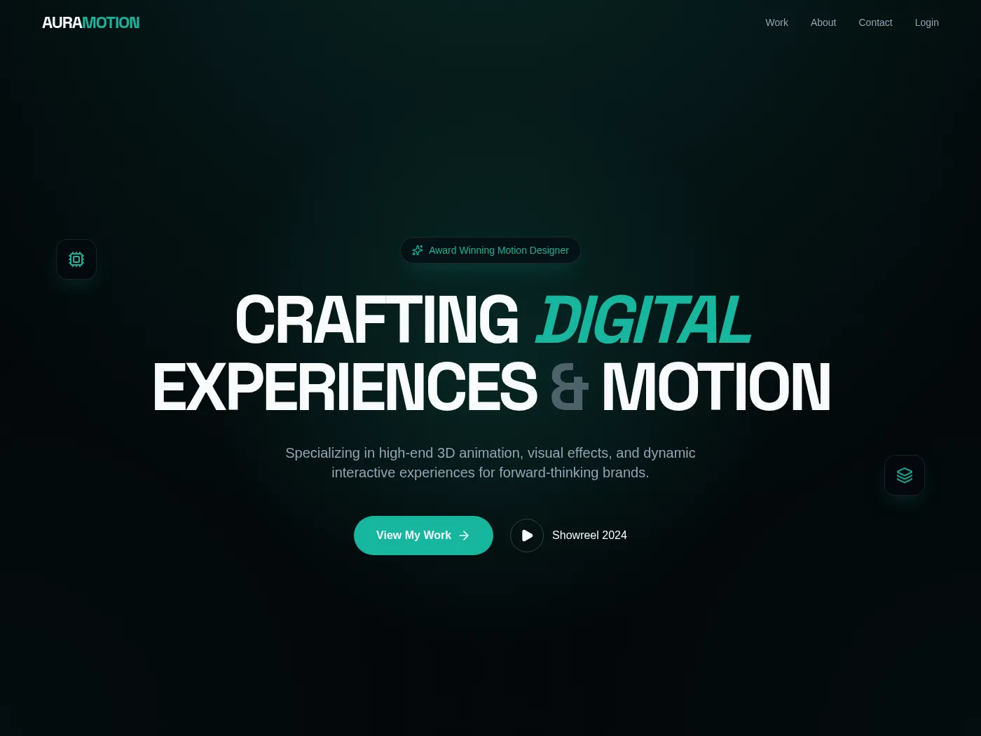 3D Motion Portfolio