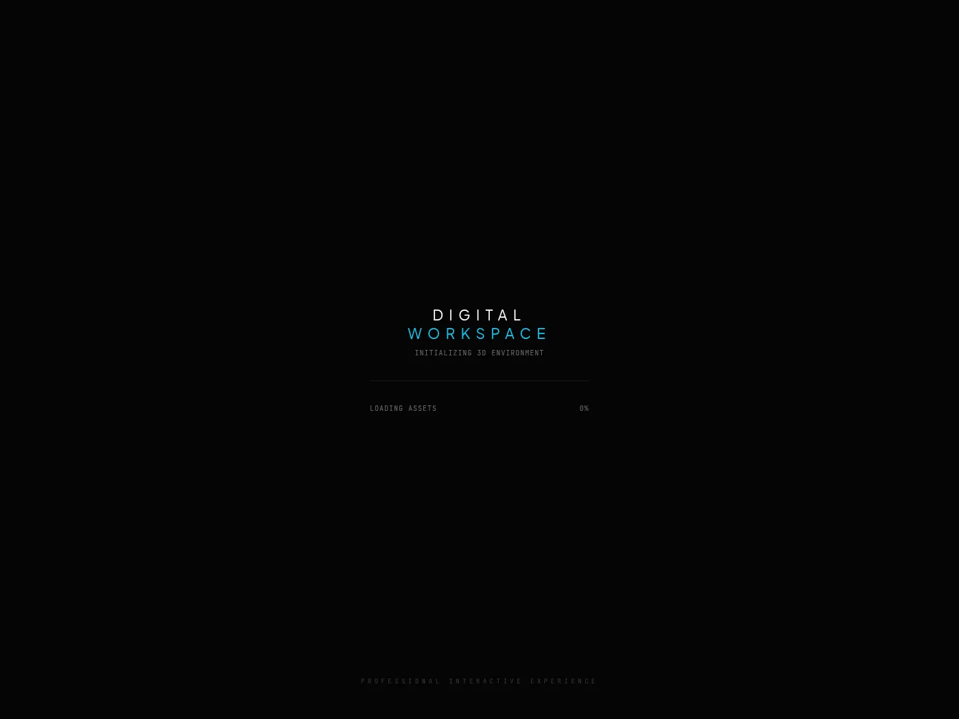 Cinematic 3D Resume