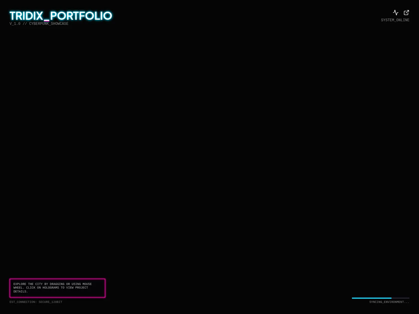 TridiX Interactive Portfolio