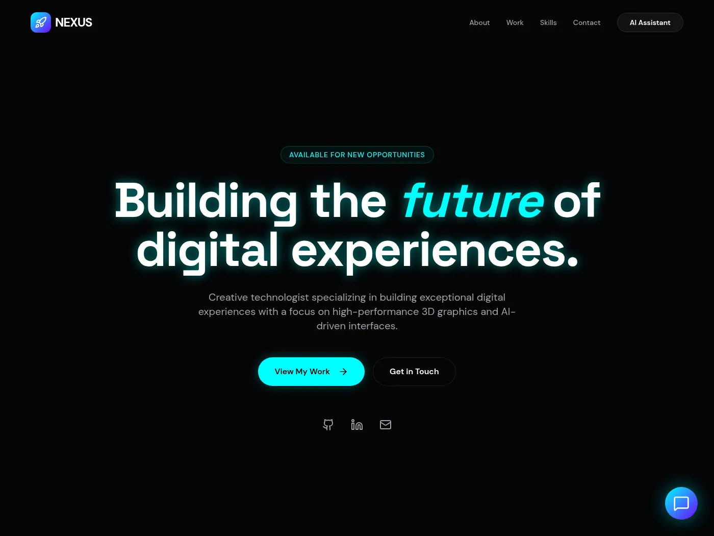 3D Portfolio Pro