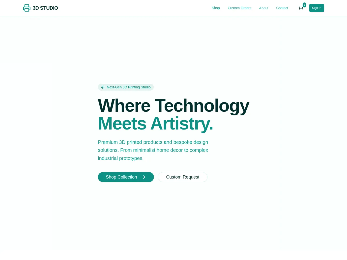 3D Print Studio Site