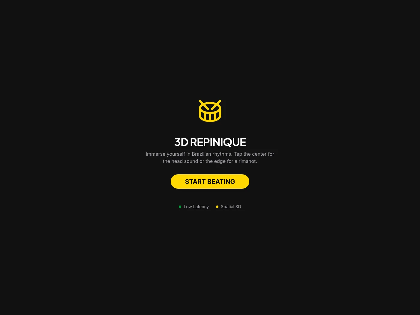 3D Repinique Drum App