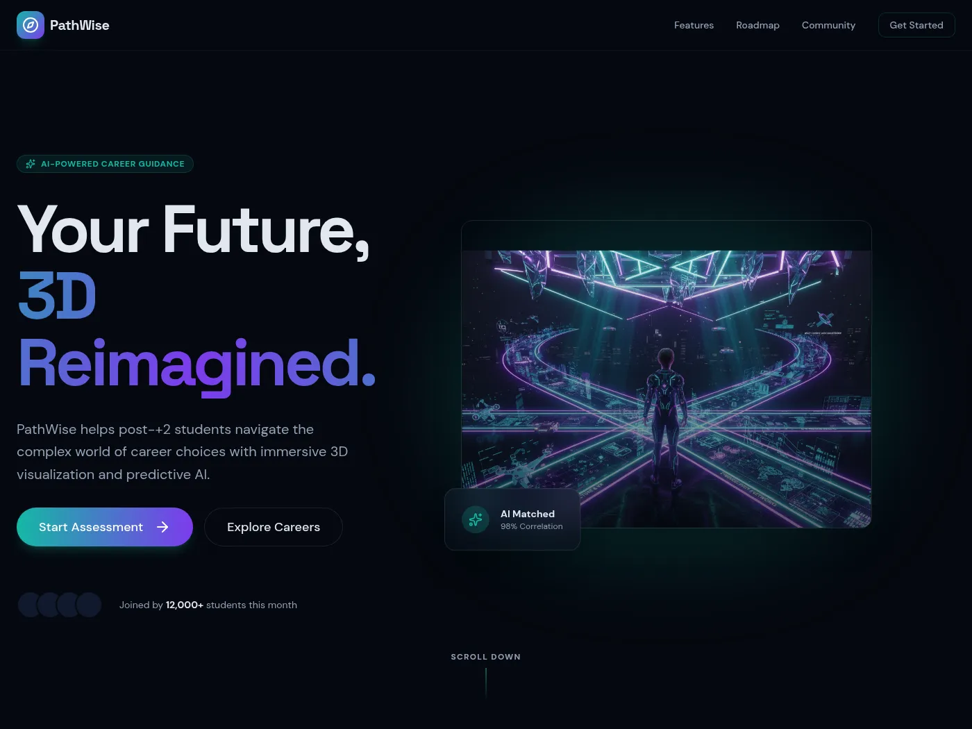 3D Scroll Visuals