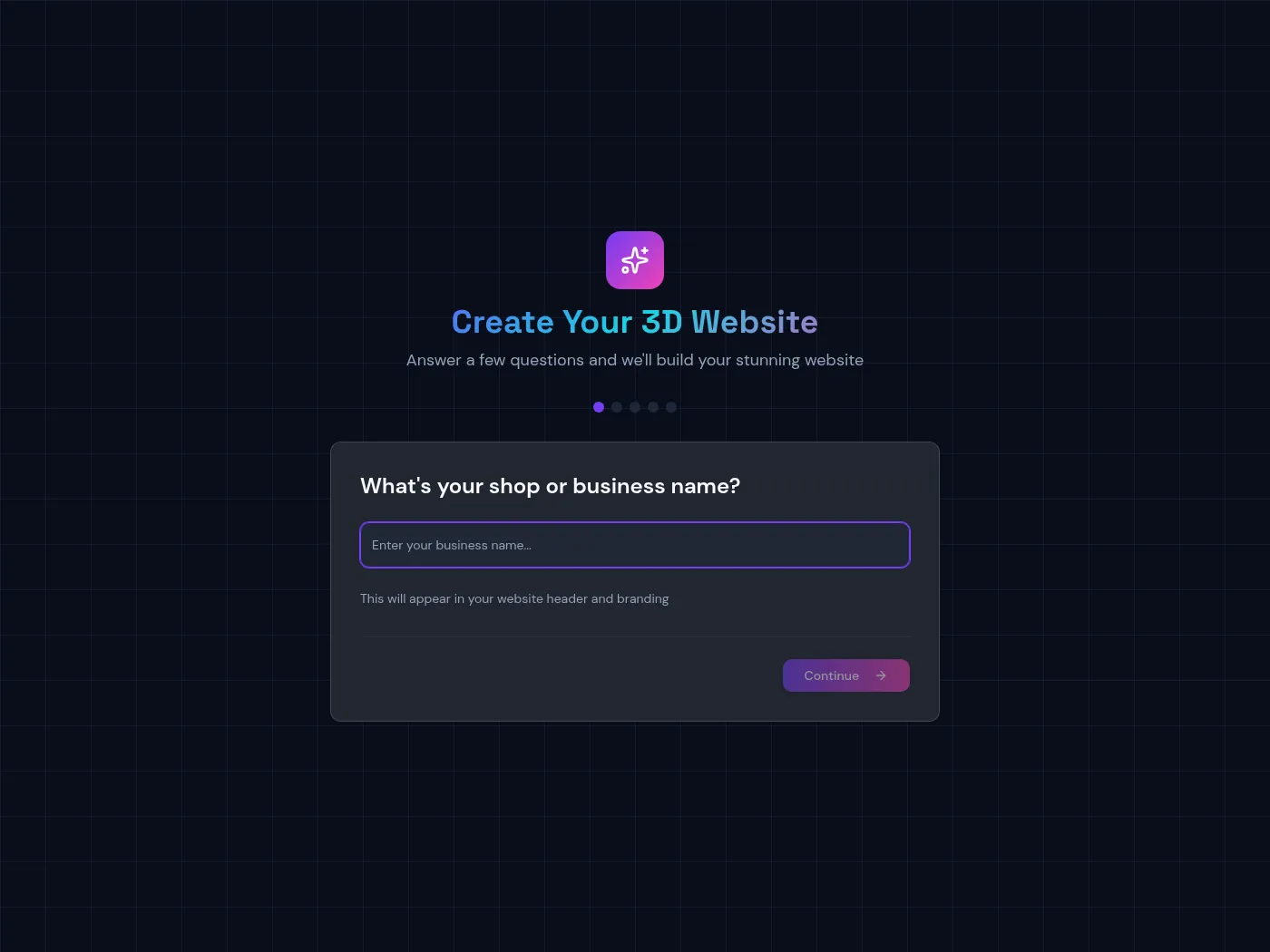 3D Smart Website Builder