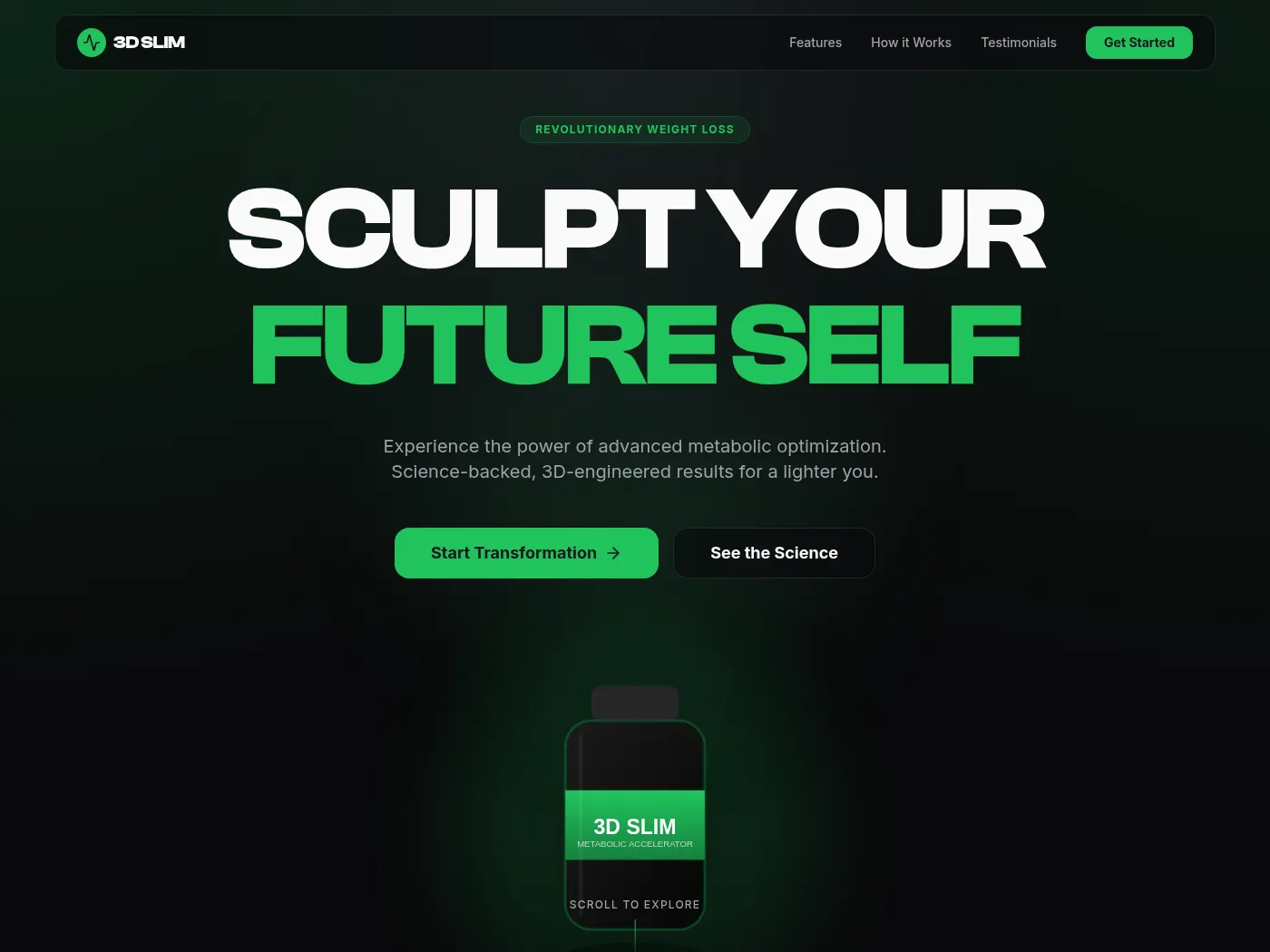 3D Slimming Website