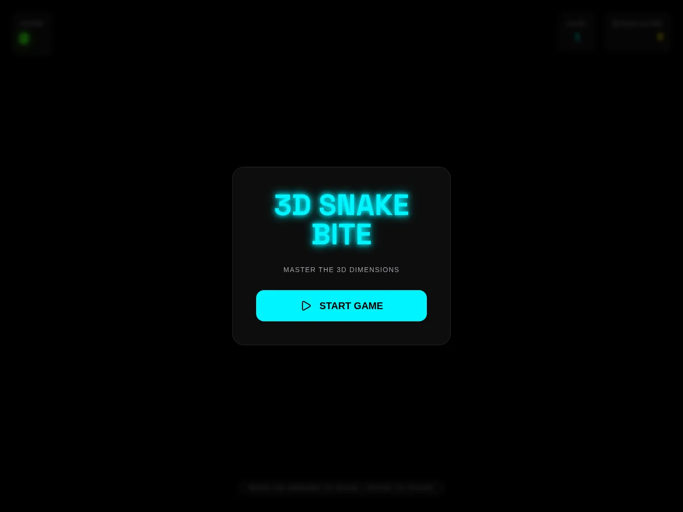 3D Snake Bite Game