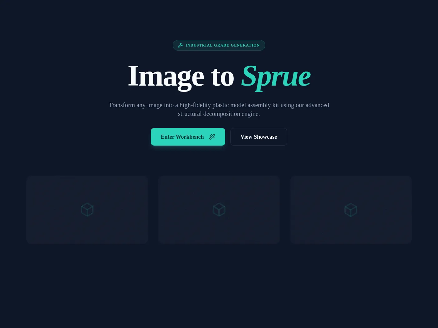 3D Sprue Model Maker